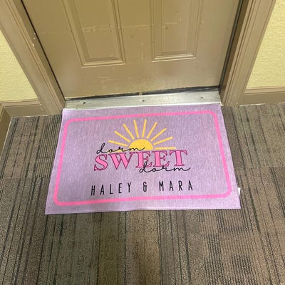 Personalized Dorm Room Sign, Dorm Door Sign, College Dorm Decor, Roomie ...