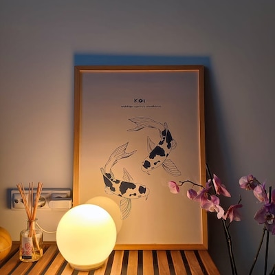 Morning Cat Stretch Print, Line Art Print, Cat Wall Art, Cat Lover Art ...