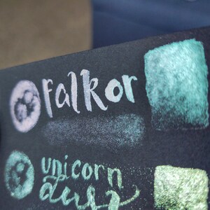 Falkor Color Shifting Phantom Shimmer Handmade Watercolor Half Pan - Etsy