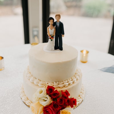 Horror Film Inspired Wedding Cake Topper Halloween Cake Topper ...