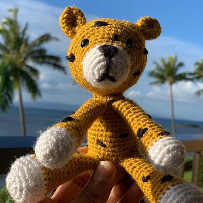 Cheetah Amigurumi Crochet Cheetah Pattern Digital Download PDF - Etsy