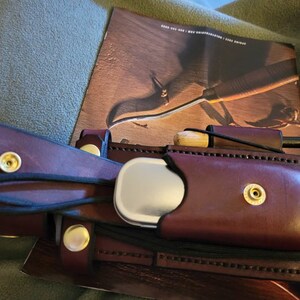 Buck 110 Quick Draw Knife Sheath Burgundy Brown Free | Etsy