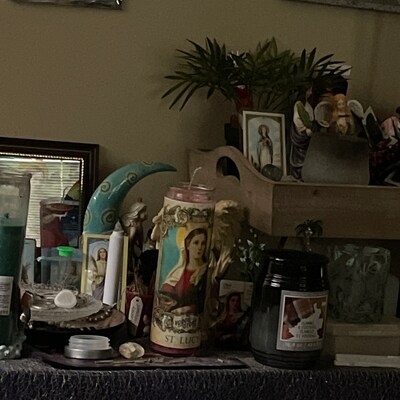 Chameleon Money and Love Candle - Etsy