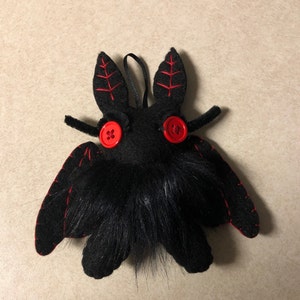 Mothman Felt Plush Ornament | Etsy