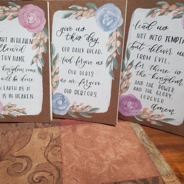 Custom Handpainted Wedding Bible, Journaling ESV Bible, Wedding Gift ...