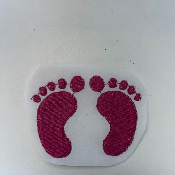 Mini Baby Feet Embroidery Design 5 SIZES - Mini Embroidery Design, Tiny ...