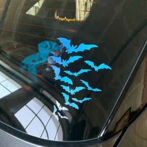 Bat Decal Bats Goth Car Accessories Spooky Bitch Goth Car Decor Goth ...