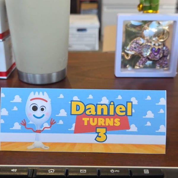 Toy Story Make Your Own Forky, Edit With CANVA Toy Story Forky Bag ...