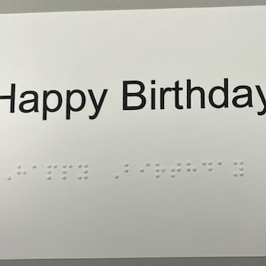 Braille Sticker Label - Etsy