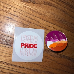 Subtle Lesbian Flag Enamel Pin Mountain Pin Enamel Cute Pin Set Pins Laple Pin Hard Enamel Pin ...
