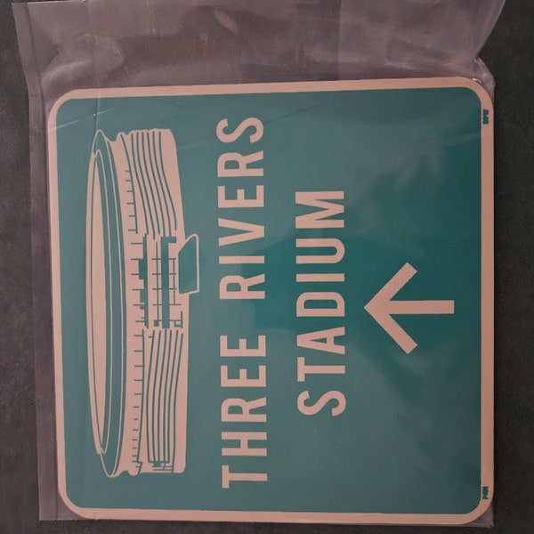 Three Rivers Stadium Direction Sign, Previous Home of the Pittsburgh ...