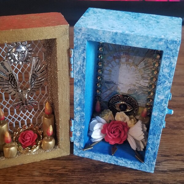 Love Box Shrine. Spell Box. Shadow Box. Mixed Media. Pagan Paganism ...