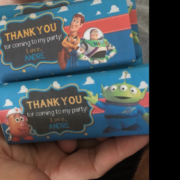 Toy Story Candy Wrapper Print Yourself - Digital File - Etsy