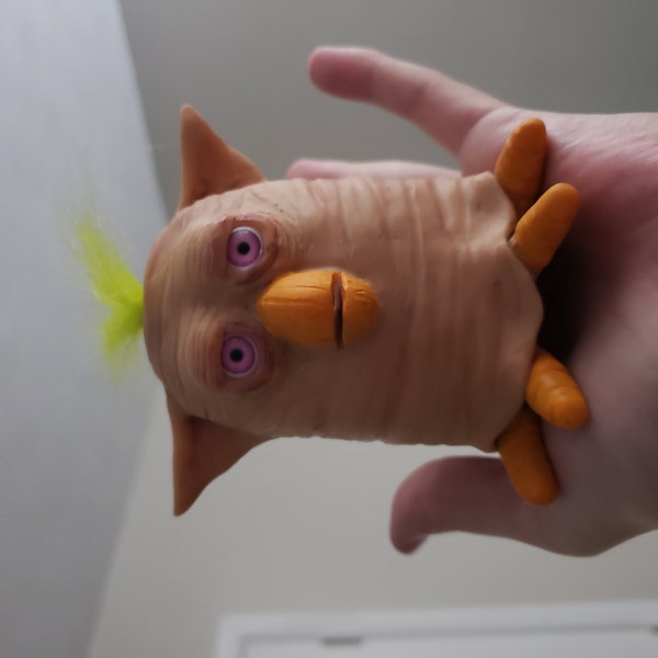 Forbidden Furb Hairless Furby Sculpture - Etsy