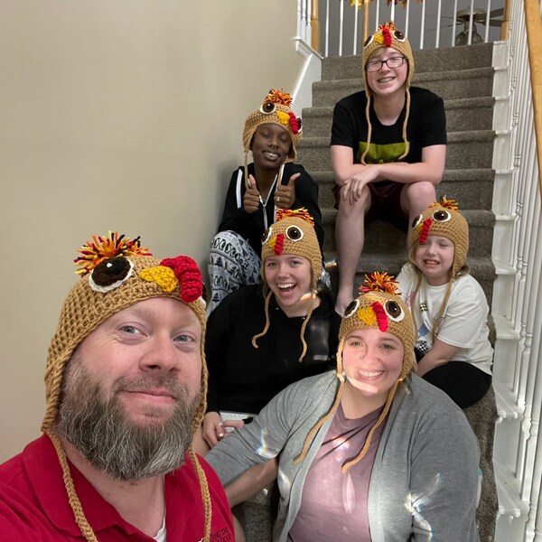 Turkey Hat , Turkey Trot Hat, Adult Turkey Hat, Thanksgiving Hat ...