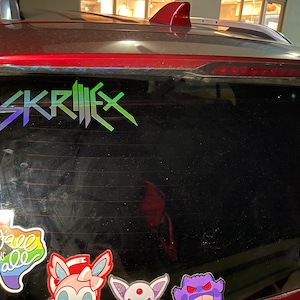 X Floral DJ Decal / Sticker X Car Decal X Bumper Sticker - Etsy