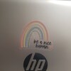 CLEAR Be A Nice Human Rainbow | Clear Sticker, Spread Kindness, Gifts ...