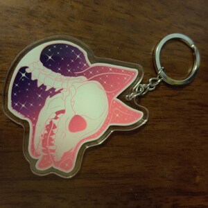 Corgi Skull 3 Acrylic Charm Keychain // Gifts for Dog - Etsy