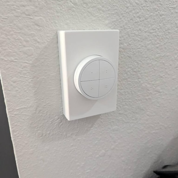 Philips Hue Tap Dial Screwless Light Switch Wall Plate - Places Hue Tap ...