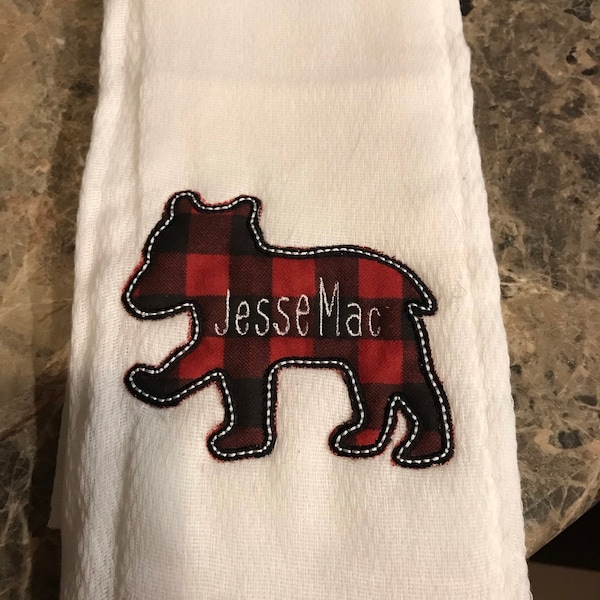 Baby Bear Applique, BEAR Silhouette Applique Design,baby Bear ...