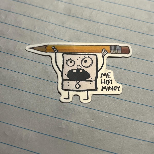 Doodlebob Sticker | Spongebob | Cute Stickers | Pop Culture | Bikini ...