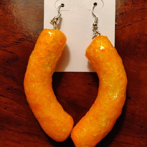 Cheeto Puff Earrings - Etsy