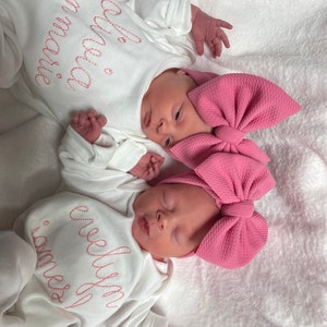 Personalized Navy Blue and Beige Newborn Outfit Coming Home - Etsy