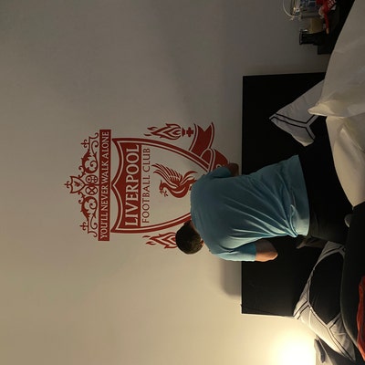 Liverpool Football Club One Colour Crest Wall Decal LFC Wall Sticker ...
