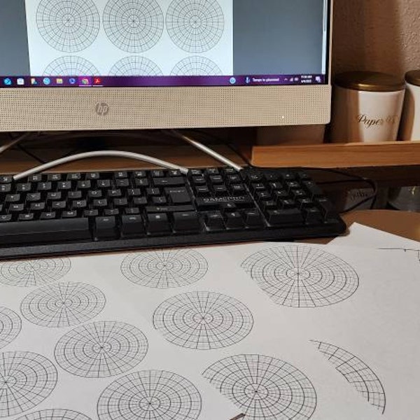 Circle Graph Template (PDF) - Etsy