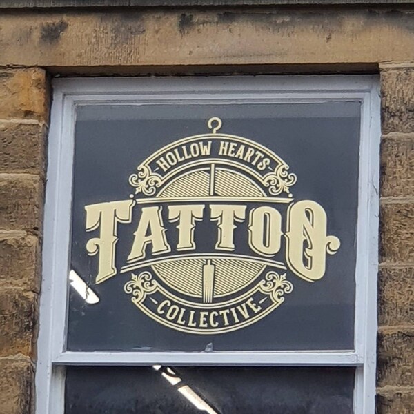 Tattoo Art Decals, Tattoo Shop Window Stickers, Custom Tattoo Window ...