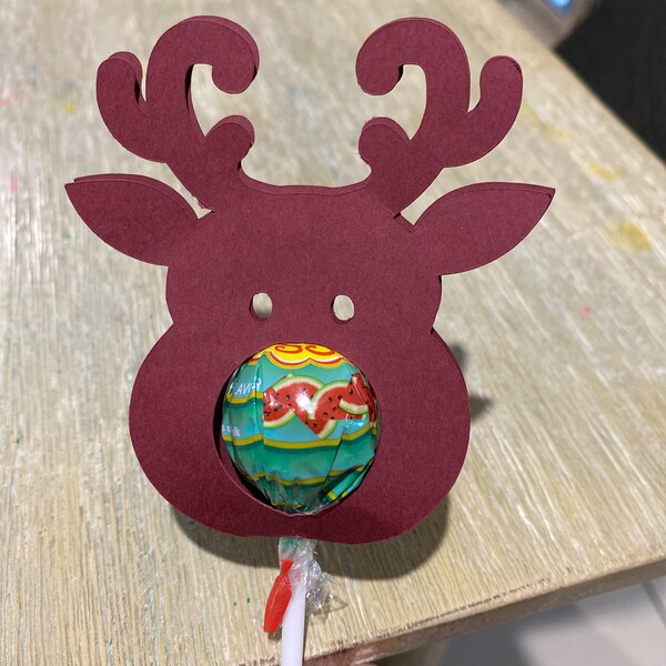 Christmas Reindeer Lollipop Holder / End of Year Class Gift / Kids ...