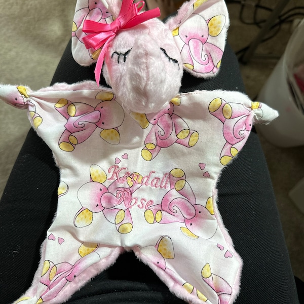 PDF Elephant Lovey Sewing Pattern and Tutorial Stuffed Animal Digital ...