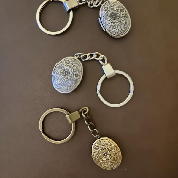 Personalized Locket Keychain,locket Keychain With Photo,locket Keychain ...