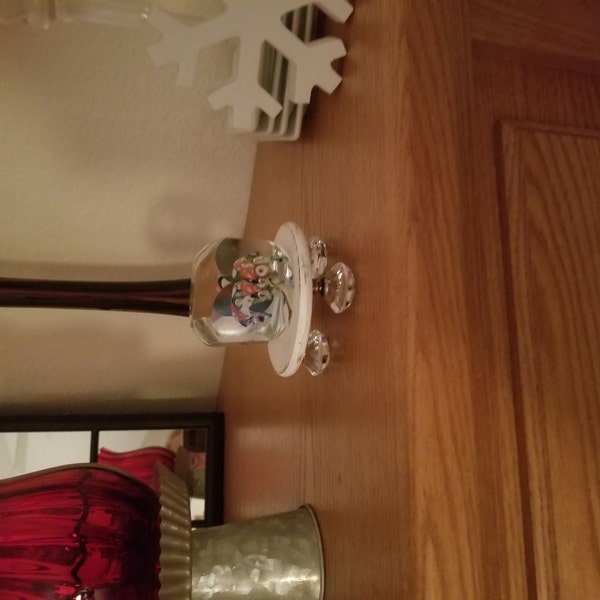 Rustic White Washed Wood Riser, Small Tiered Tray Riser, Farmhouse ...