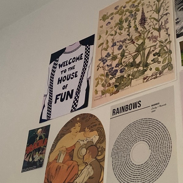 Welcome to the House of Fun Madness Art Print, Music Wall Art, Music ...