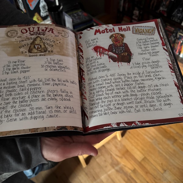 Horror Movie Cookbook, Free Bookmark, the Kitchen Under the Stairs ...
