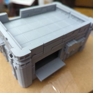B1 Building Sci-fi Scenery Dark Realms 28mm Sci-fi Cyberpunk Tabletop ...