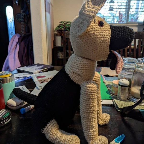 Labrador Retriever Crochet Pattern, Labrador Crochet Pattern, Dog ...