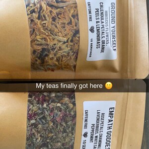 EMPATH GODDESS Tea Blend Relaxing & Cleansing Loose Leaf Herbal Tea ...