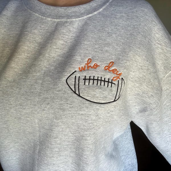 Game Day Football Shirt, Embroidered Football Game Pullover, Football ...