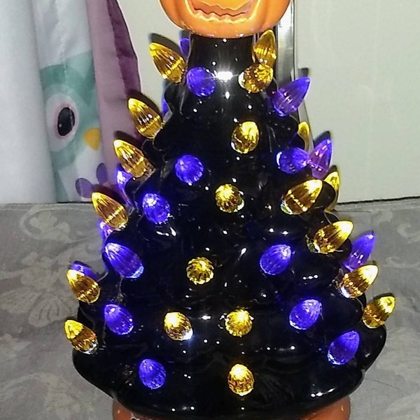 RJ Legend Orange Fox Fuzzy Fabric Rattan Decoration Lighted Display for ...