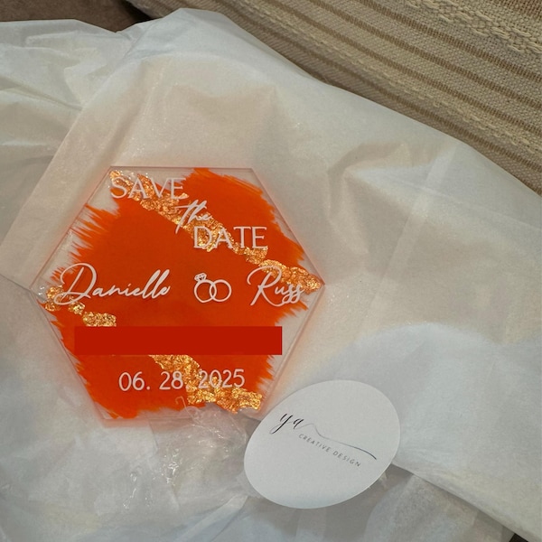 Custom Acrylic Name Plate Wedding Place Card Wedding Name Plate ...