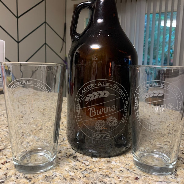 Personalized Beer Growler, Engraved Growler, Custom Beer Gifts, Beer ...