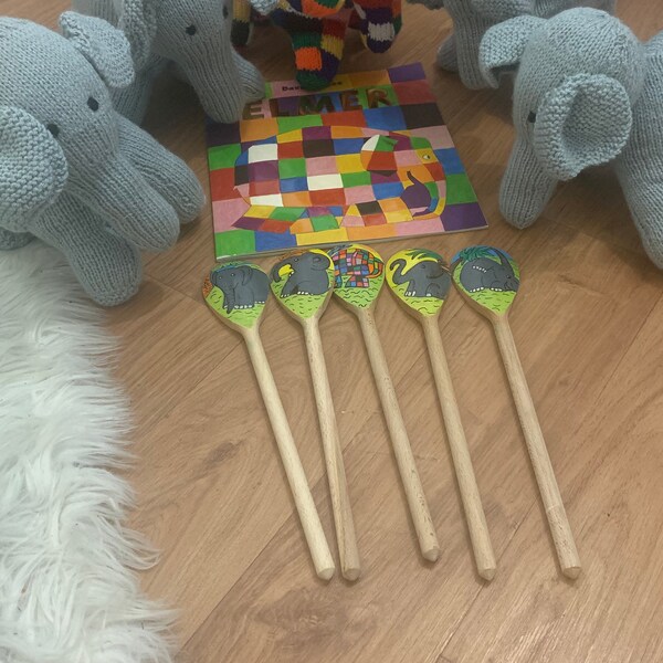 Set of 6 Nursery Rhyme Story Spoons. Choose Any 6 From 24 Designs ...