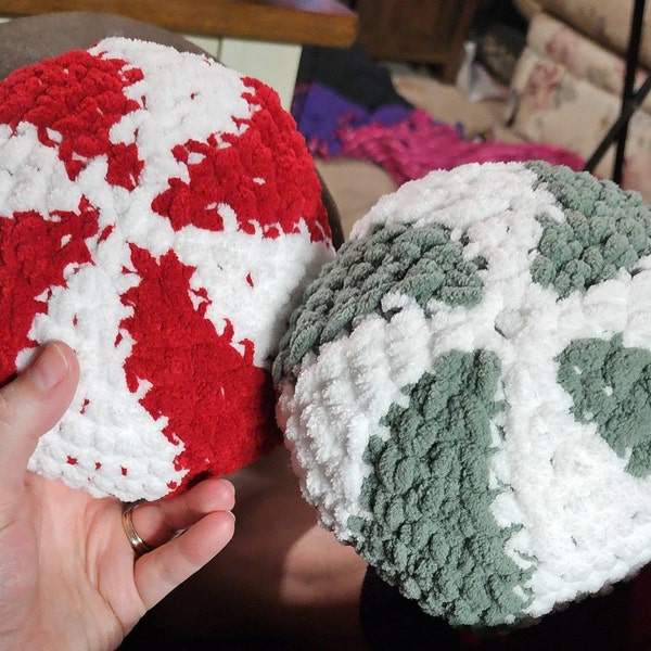 Crochet Peppermint Christmas Candy Amigurumi Pattern Bundle, Mini and ...