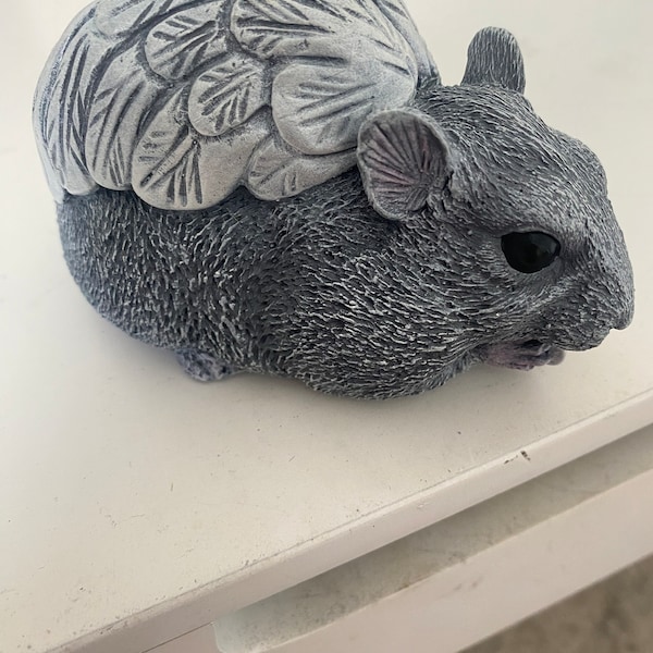 Hamster Angel Statue - LIFE SIZE Hamster Memorial for Golden / Syrian ...