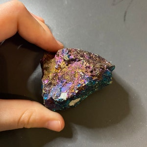 Peacock Ore Rough Stone Chalcopyrite Mexican Rainbow Ore - Etsy