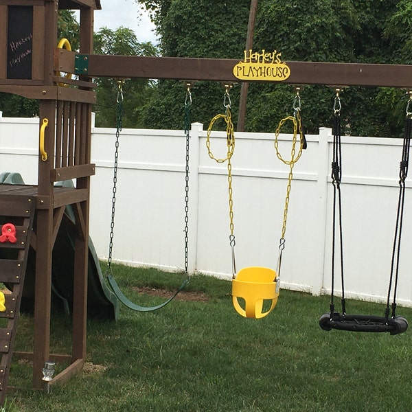 Kid's Playhouse Sign - All Metal Painted - Etsy