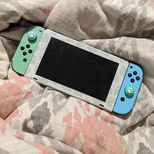 Nintendo Switch Skin Decal Green Leaf // High Quality Animal | Etsy