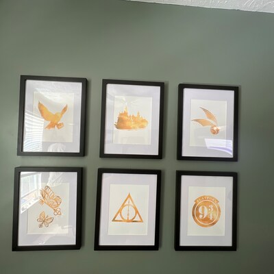 Magical Printable Set of 6 Prints, Wizards Digital Download, Wizards ...